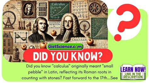 What Is The Origin Of The World Calculus