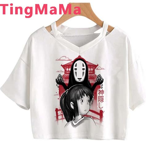 Japanese Anime Totoro Ghibli Studio Cartoon Print T Shirts Ghibli