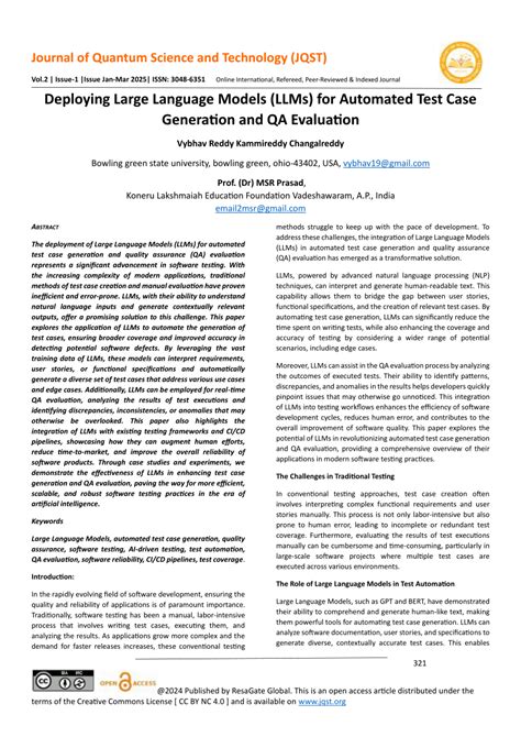 Pdf Deploying Large Language Models Llms For Automated Test Case