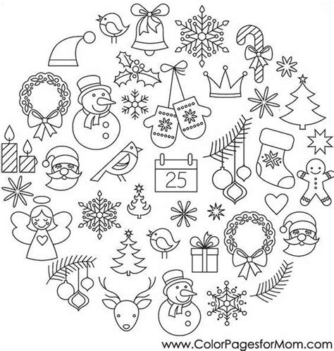 크리스마스 오너먼트 장식 컬러링 도안 이미지 공유해요 네이버 블로그 Christmas Doodles Holiday Embroidery Christmas Colors