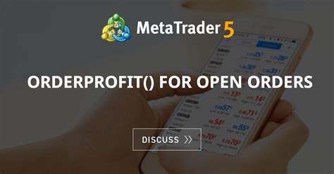 Orderprofit For Open Orders Fx Forum Mql4 And Metatrader 4 Mql4 Programming Forum