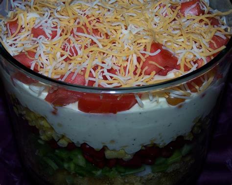 Cornbread Layered Salad Recipe