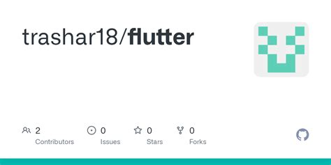 Github Trashar18flutter