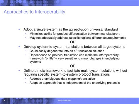 PPT Interoperability Update PowerPoint Presentation Free Download ID