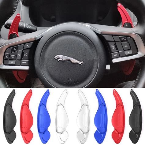 재규어 X760 X250 X260 X761 X351 Xf Xe Xj F Pace F Type 스티어링 휠 쉬프터 용 자동차 패들 시프트자동차 인테리어 스티커