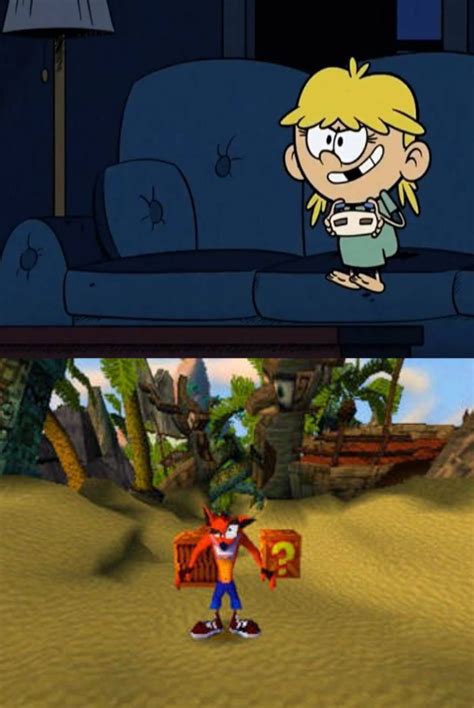 Lana Loud Plays A Crash Bandicoot By Mortadeloramon287 On Deviantart
