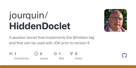 Github Jourquinhiddendoclet A Javadoc Doclet That Implements The