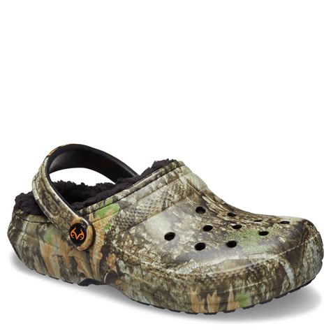Camo Crocs Unisex Realtree Apx Lined Classic Clog Rack Room Shoes