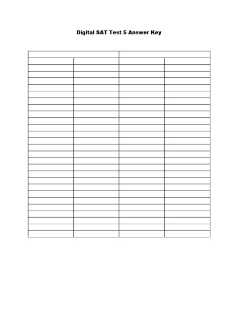 Digital Sat Test 7 Answer Key Pdf