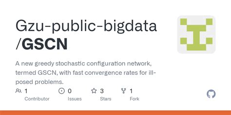GitHub Gzu Public Bigdata GSCN A New Greedy Stochastic Configuration Network Termed GSCN
