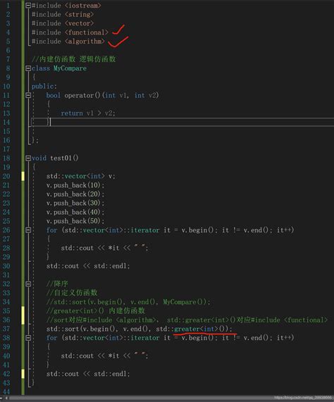 C学习笔记 （六）标准模板库stl之函数对象（仿函数）stl标准模板路的算法是仿函数吗 Csdn博客