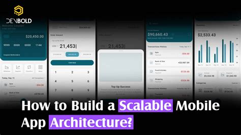 How To Build A Scalable Mobile App Architecture Devbold