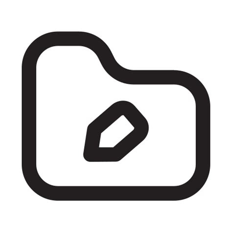 Rename Folder Edit Folder Business Document Icon Download On Iconfinder