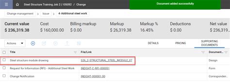 Document Issue Correspondence