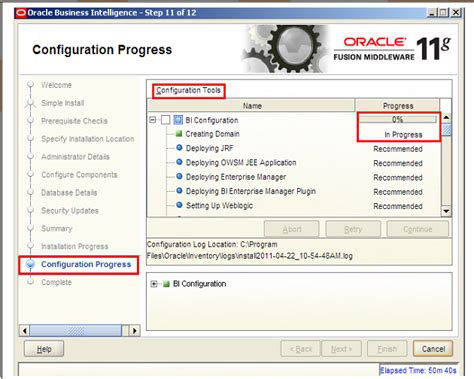 Learnobiee Installation Of Obiee 11g R1 11113 Using Ms Sql Server 2005