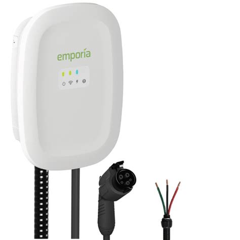 Emporia 48a Ev Charger Level 2 White Finish