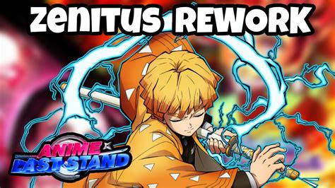 New Zenitsu Buff Showcase In Anime Last Stand Youtube