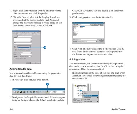ArcMap Tutorial Pdf Exploring Your Data Opening An Existing Map