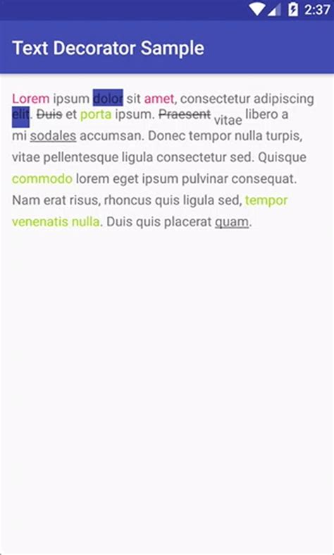 Text Decorator Decorate Your TextView Easily CodeKK AndroidOpen Source