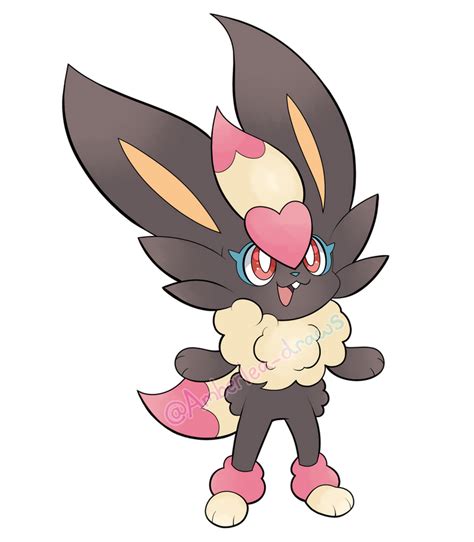Eevee Cinderace Furfrou Fusion Adopt Closed By Amberlea Draws On Deviantart