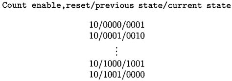 Bit String Representation Of The Decade Counter Strings With Example Download Scientific
