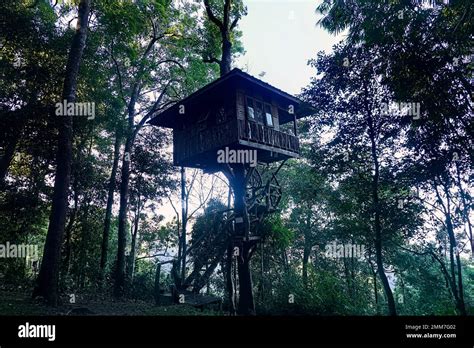 Room With A View Treehouse Bungalow In Thong Pha Phum National Park Kanchanaburi Thailand