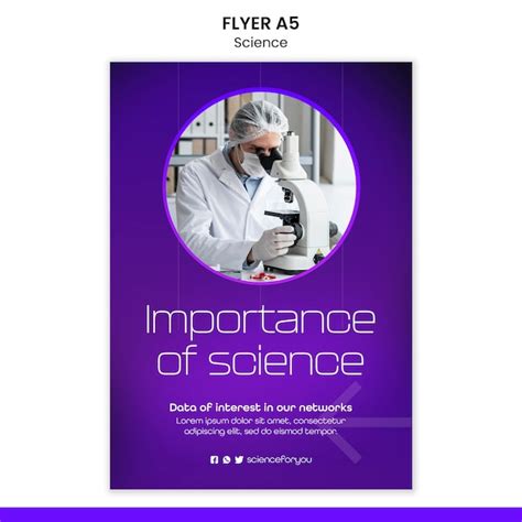 Free Psd Gradient Science Template Design