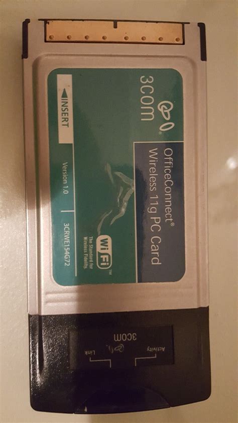 3com 3crwe154g72 Officeconnect Wireless 11g Pc Card Ebay Uk