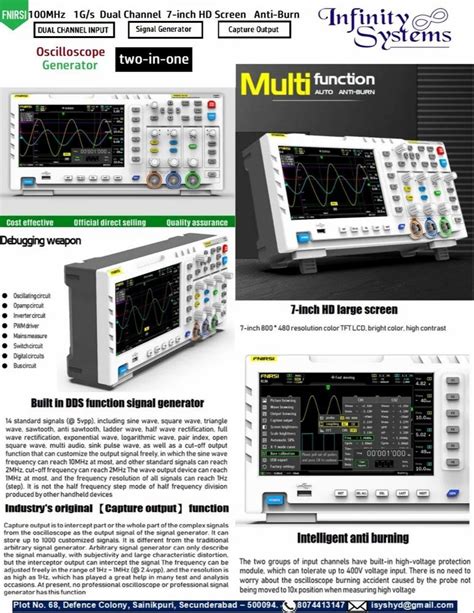 Dual Trace Oscilloscope For Industrial 10 Mhz At Best Price In Hyderabad