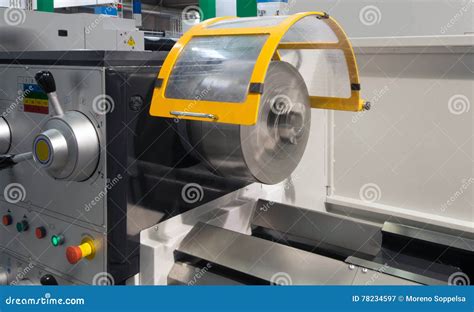 Machine Tools With Computer Numerical Control Cnc Stock Image Image