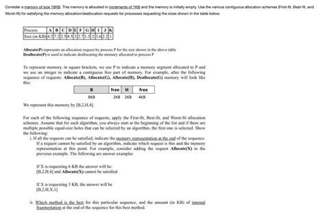 Answered Consider A Memory Of Size 16kb This Bartleby