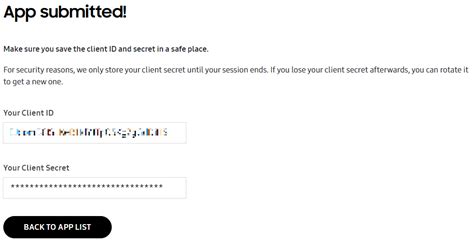 Register New App Knox Cloud Services Authentication Samsung Knox Documentation