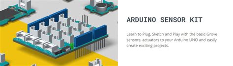Grove Arduino Sensor Kit набір з 10 модулів з накладкою Baseshield