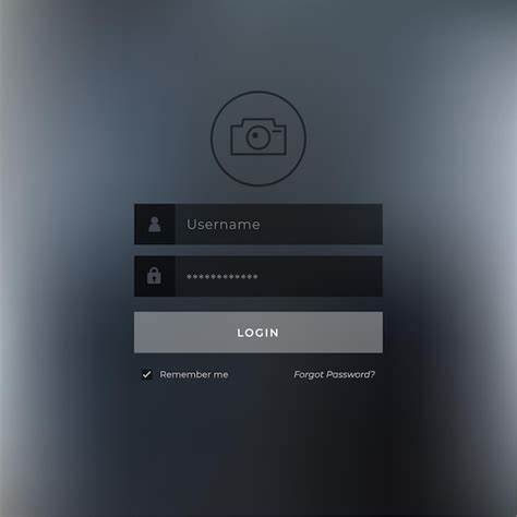 로그인 화면 페이지 디자인 무료 벡터