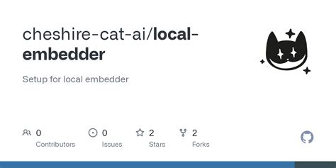 Github Cheshire Cat Ailocal Embedder Setup For Local Embedder