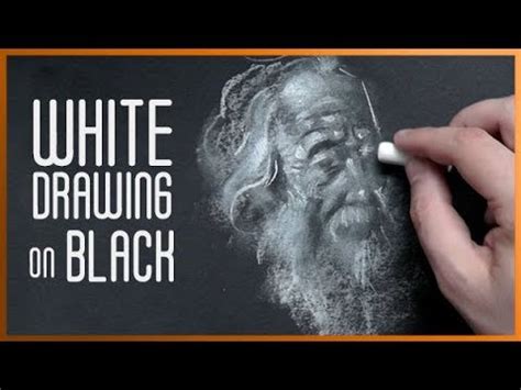 ⚪ How To Draw With Chalk White Portrait Youtube
