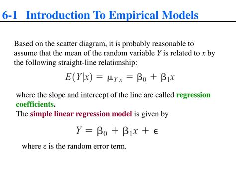 ppt 6 1 introduction to empirical models powerpoint presentation