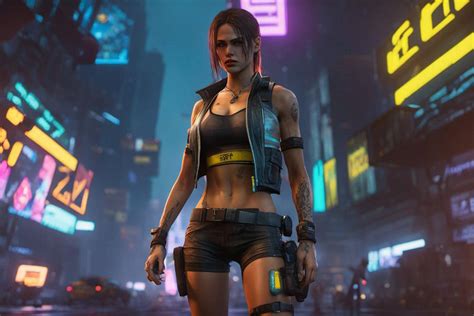 Lara Croft Cyberpunk By Aywinn On Deviantart