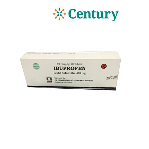 Jual Ibuprofen 400 Mg 1 Blister Isi 10 Tabletanti Nyeri Shopee Indonesia