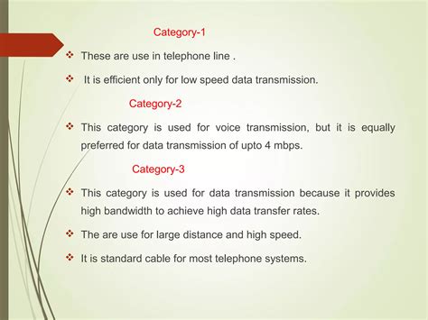 Twisted Pair Cable PPT Computer Networking Computing