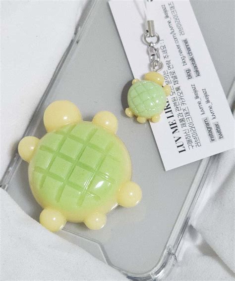 키링증정💚 메론빵 거북이키링 Set 레진 스마트톡 맥세이프 호환 에이블리