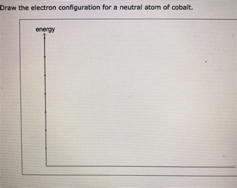 Solved Draw The Electron Configuration For A Neutral Atom Of