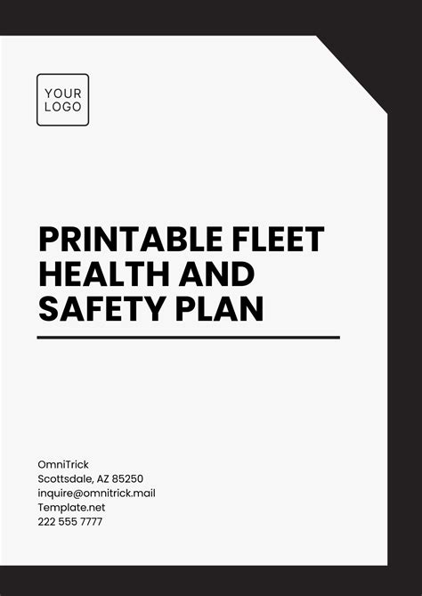 Free Safety Management Plan Template To Edit Online