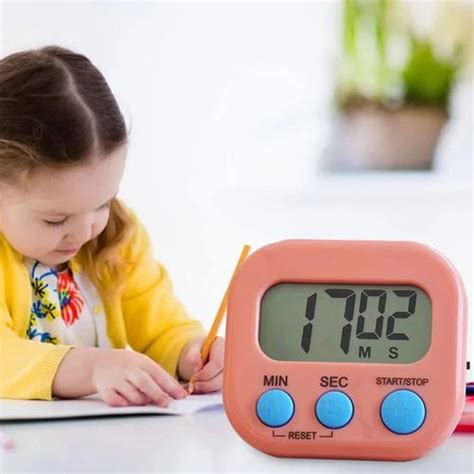 1540 Digital Kitchen Timer Clear Big Digits 0 99 Min For Cooking Office