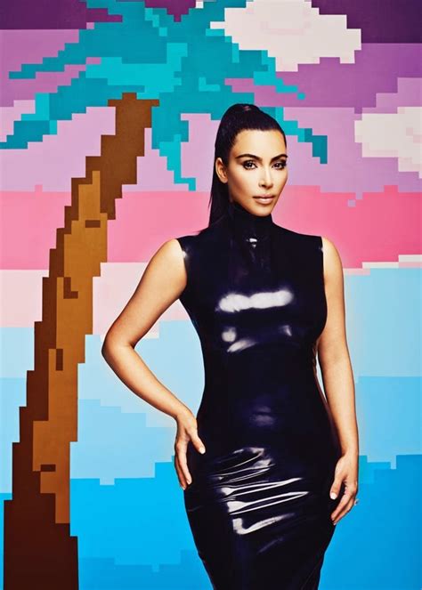 The Style Caf Kim Kardashian For Adweek March