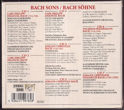 Yahooオークション Brilliant 「bach Sons」～バッハの息子たちの音
