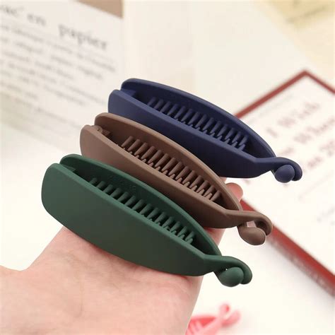 Badubg Модни матови бананови шноли за коса за жени Силна фиксация