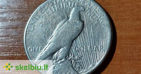 Jav 1 Doleris 1923 S Sidabras Skelbiu Lt