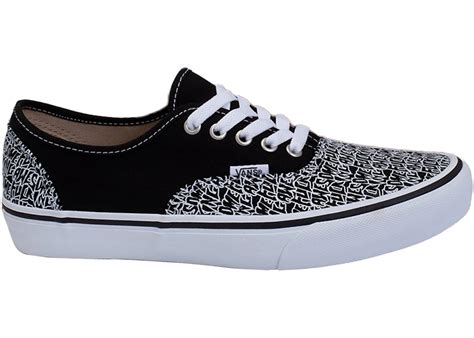 Vans Authentic Fucking Awesome Black Mens Sneakers Us