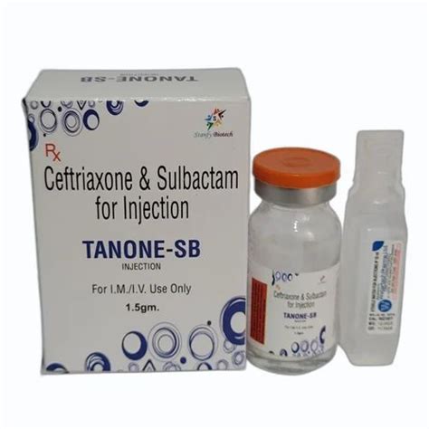 Ceftriaxone Sulbactam Injection 1 5 Gm At ₹ 29 Vial In Jaipur Id 2850821380797